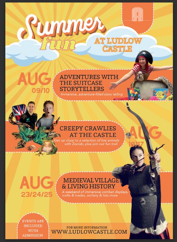 Get ready for a summer of FUN at Ludlow Castle. - Shropshire Hills & Ludlow